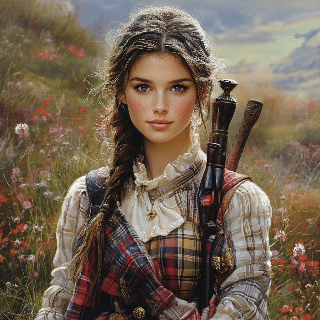 Scottish Women Showcasing Unique Beauty And Heritage