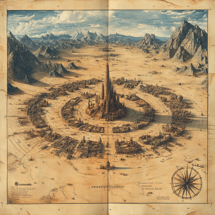 Burning Man Map Guides You Through A Creative Wonderland